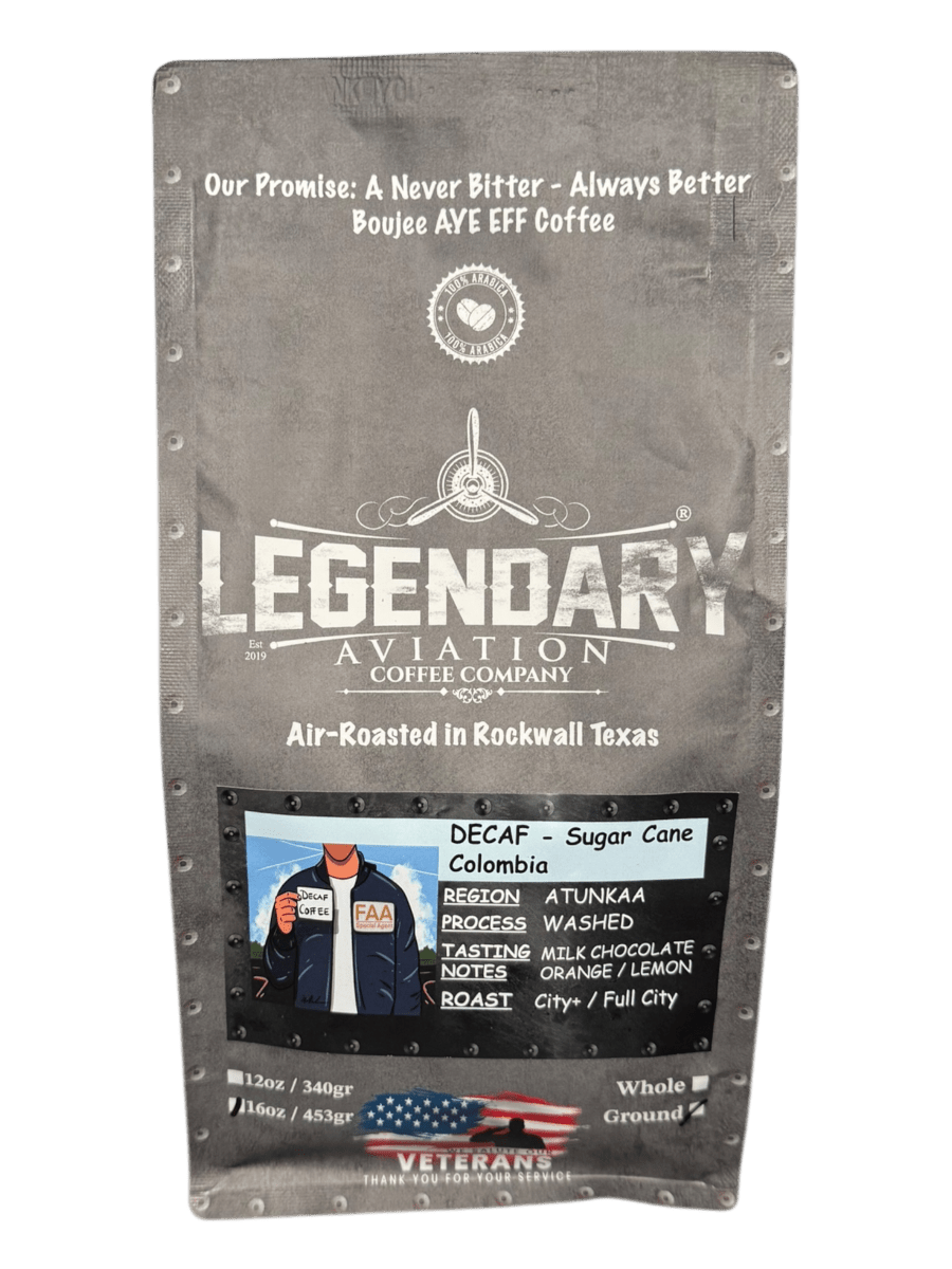 FAA Agent DECAF | Colombia Specialty Coffee | Legendary Aviation ...