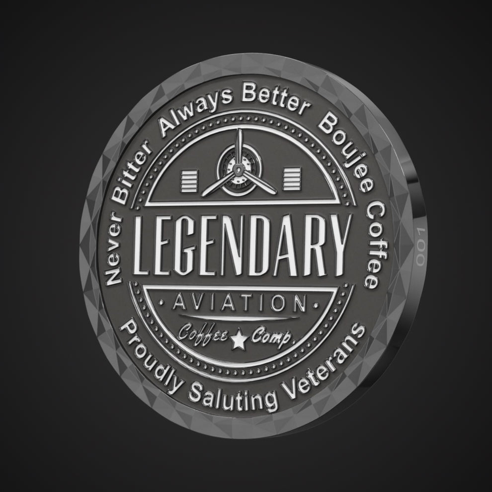 SR-71 Blackbird Challenge Coin | Hand-Stamped USA Made | Legendary ...